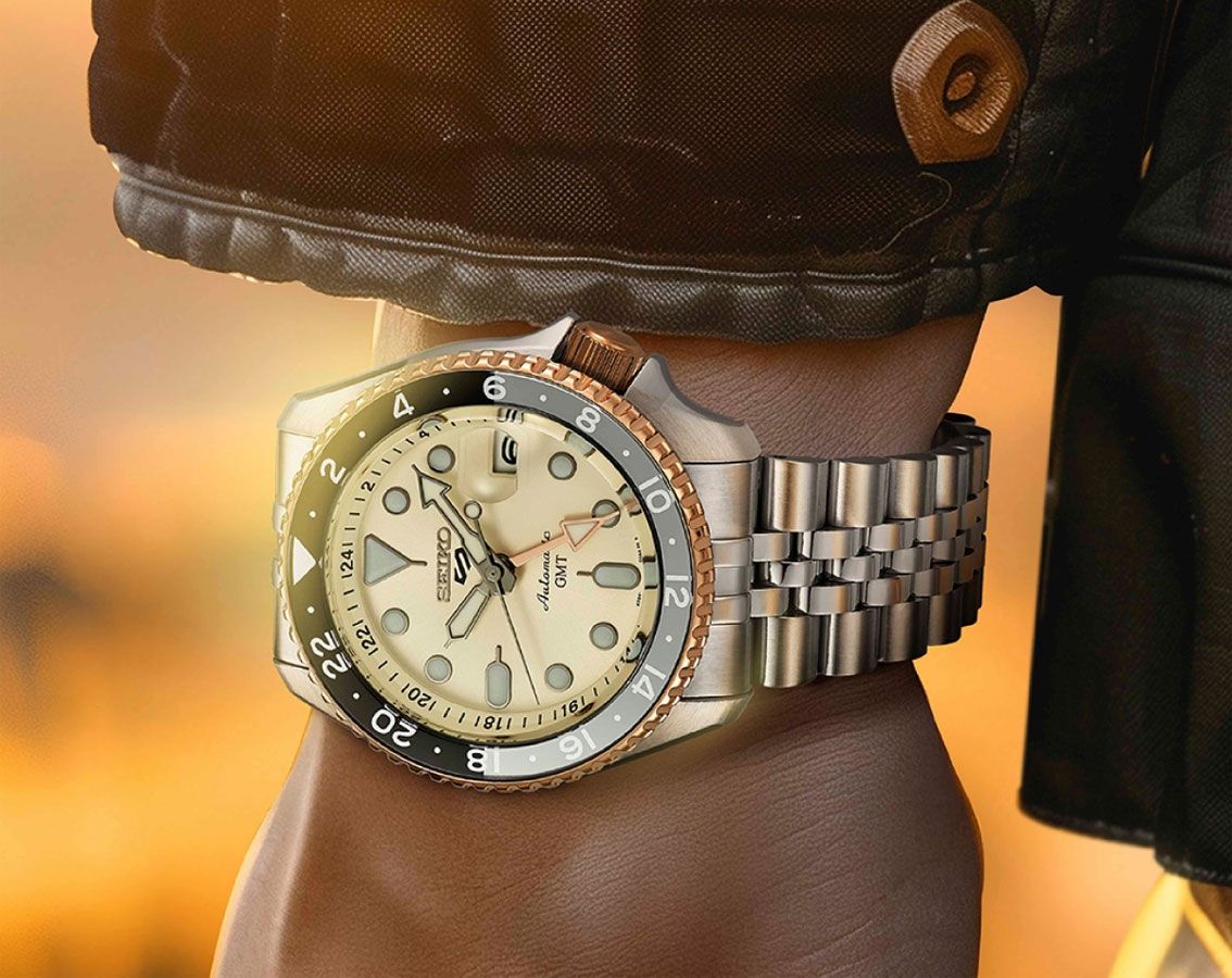 นาฬิกาข้อมือ Seiko 5 Sports GMT Limited Edition SSK046K